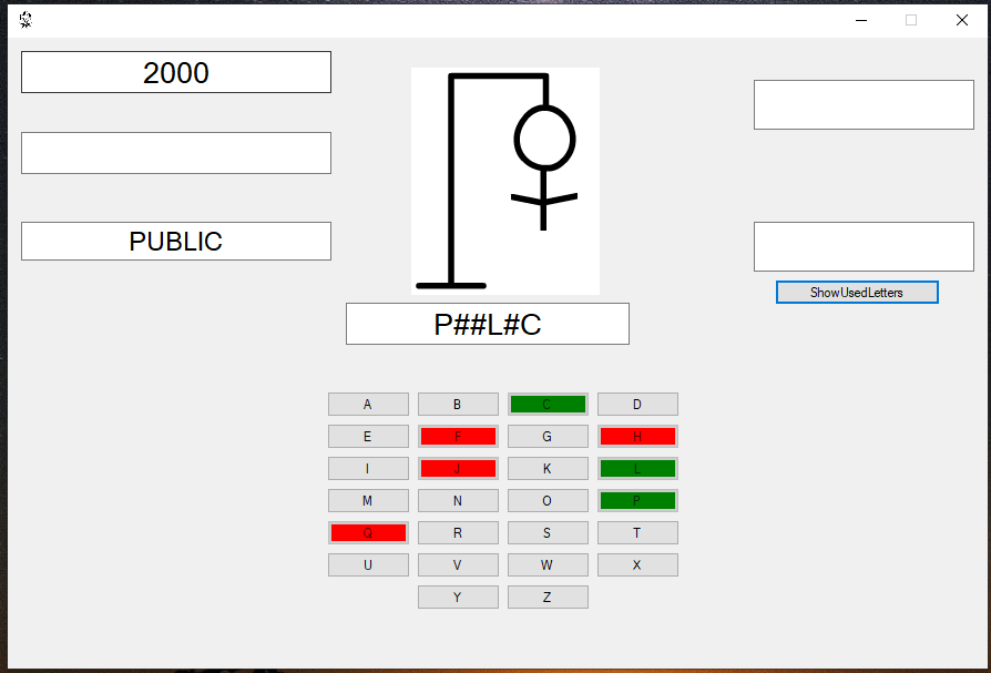 GitHub - BehniaFarazan/HangmanDesktop: C#Training