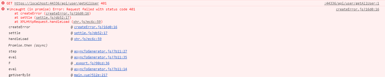Call api error(401) with axios · Issue #1260 · ThreeMammals/Ocelot · GitHub