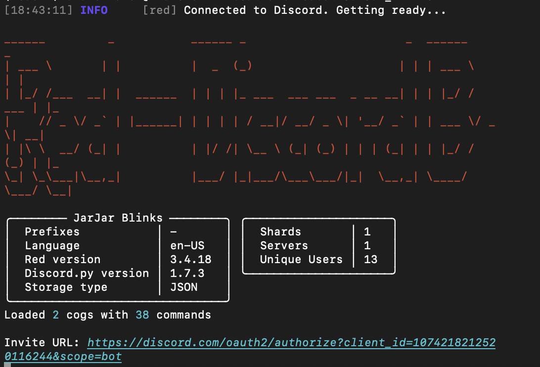 MacOS install V3 - missing core commands · Issue #5988 · Cog-Creators/Red-DiscordBot · GitHub