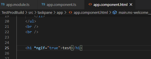 Angular directive from Angular CommonModule not loaded correctly after ...