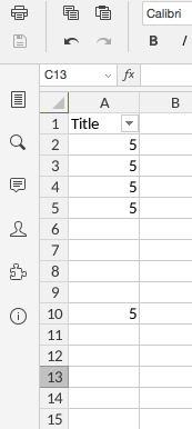 Spreadsheet editor: Filter - incorrect treatment of hidden rows · Issue #74 · ONLYOFFICE ...