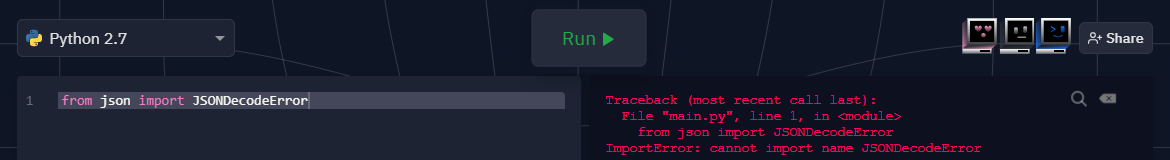 Importerror Jsondecodeerror When Using Python 27 · Issue 206 · Miguelgrinbergpython Engineio 8350
