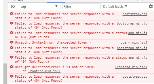 Missing bootstrap css and js file after install · Issue #20 · ci-blox/Ignition-Go · GitHub
