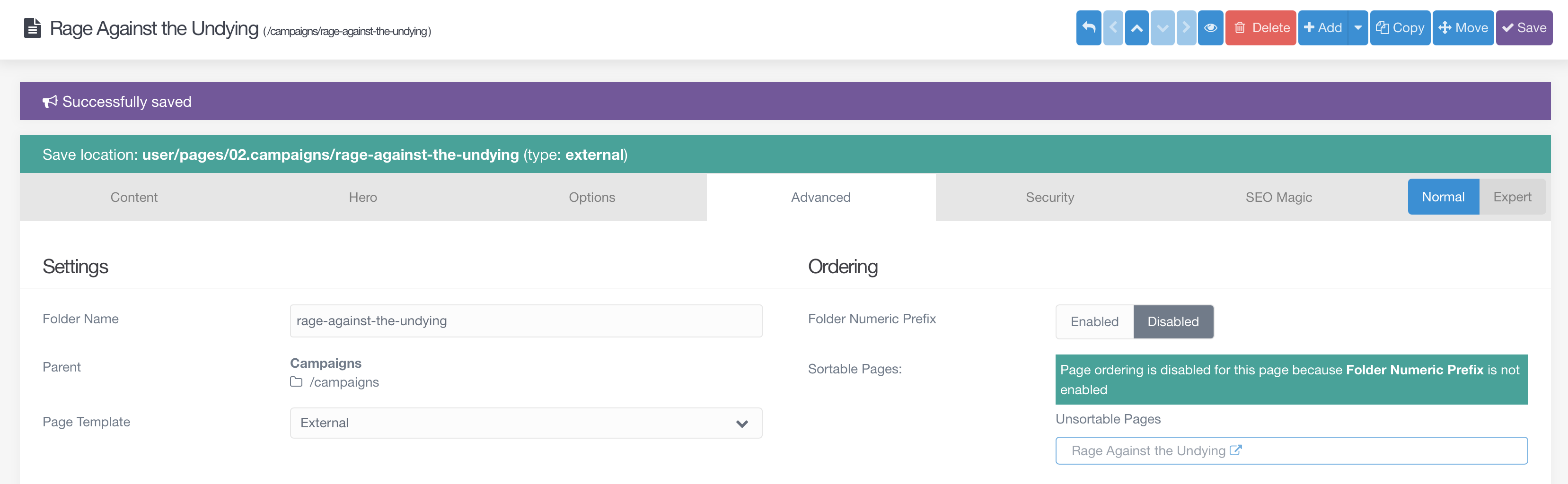 External Page Template Not Working · Issue #2051 · getgrav/grav-plugin-admin · GitHub
