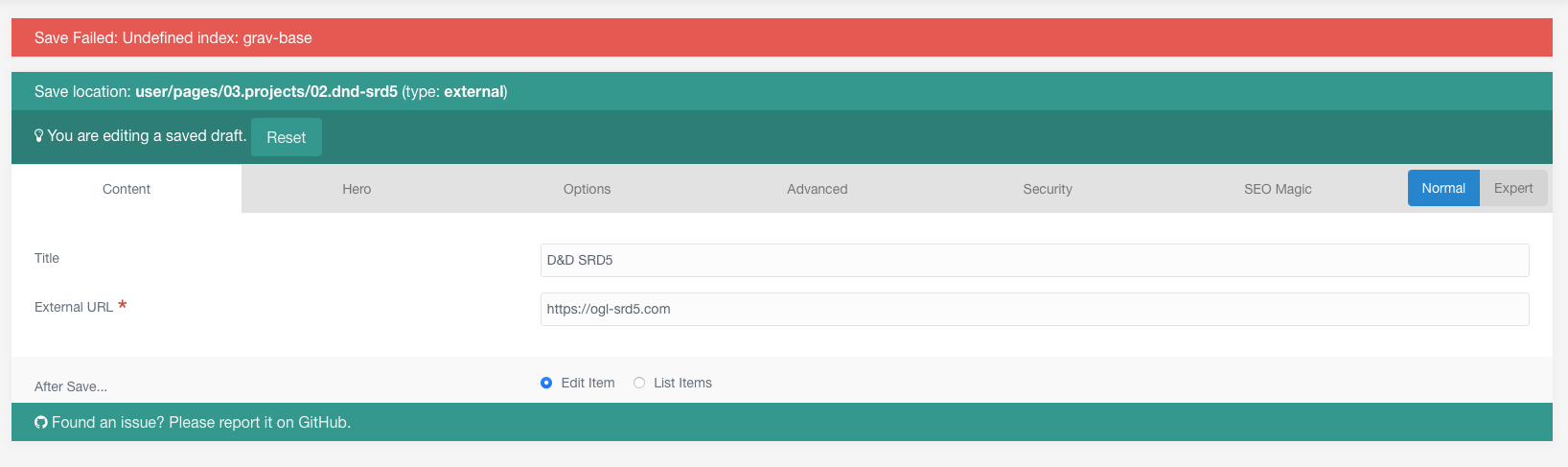 Save Failed: Undefined index: grav-base · Issue #3210 · getgrav/grav · GitHub