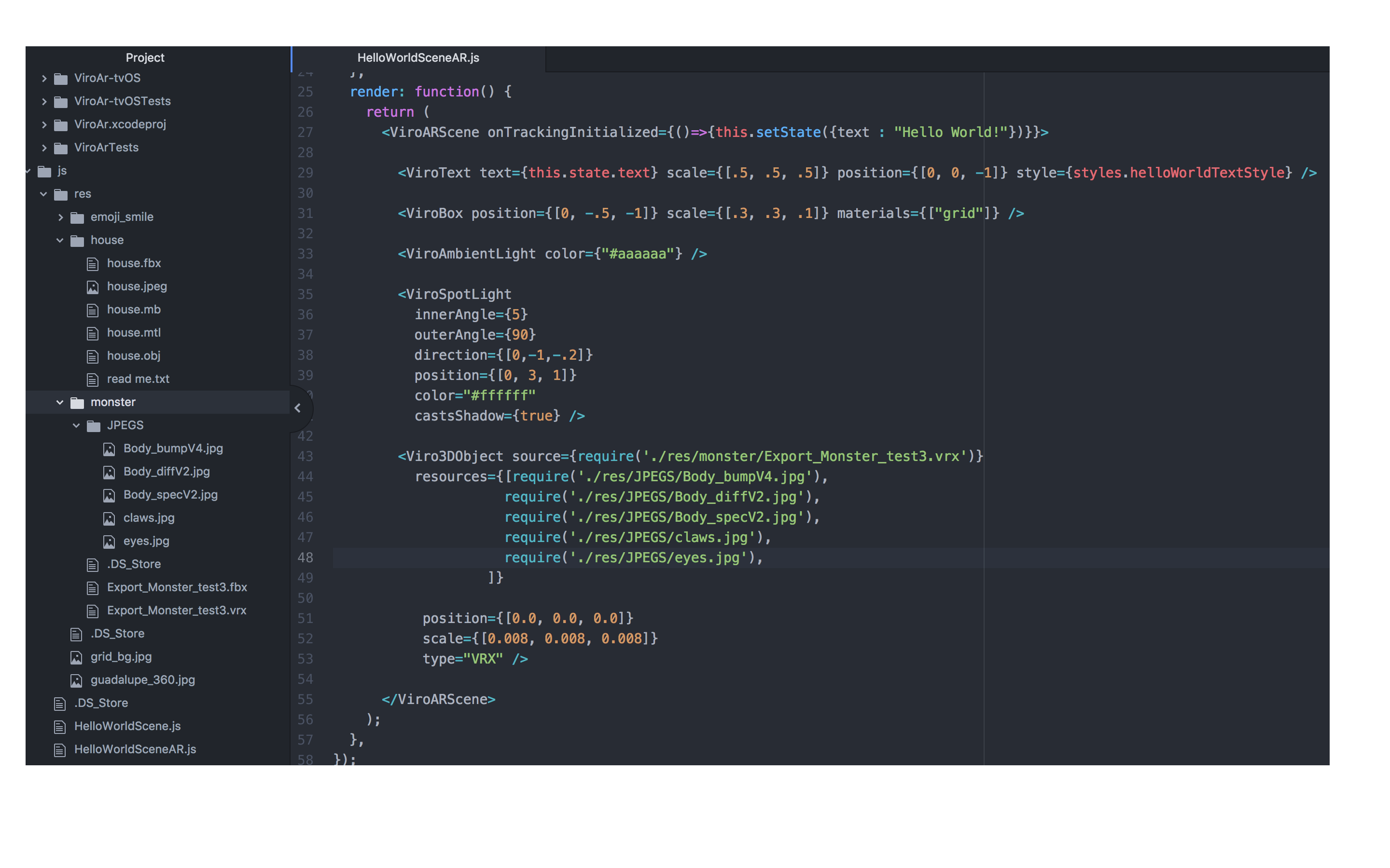 3D Model Shows Up in Black · Issue #90 · viromedia/viro · GitHub