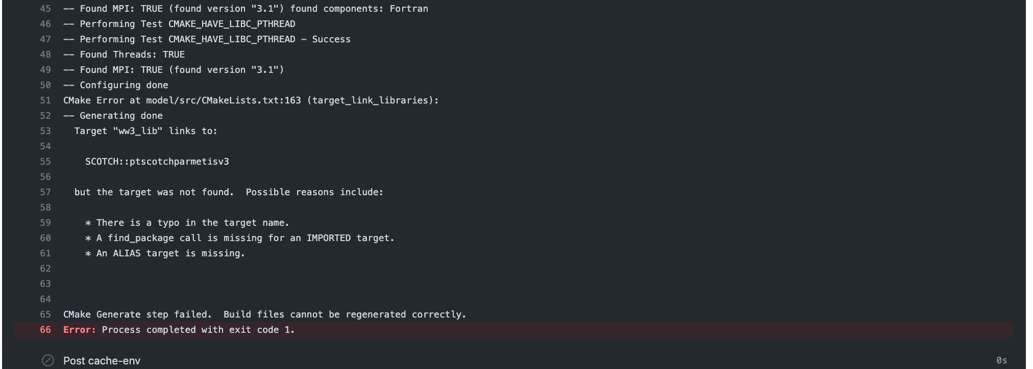 SCOTCH + WW3 not running on orion · Issue #885 · NOAA-EMC/WW3 · GitHub