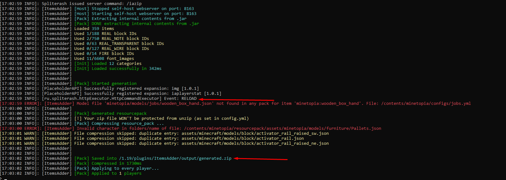 Get notify when resourcepack updated · Issue #2448 · PluginBugs/Issues-ItemsAdder · GitHub