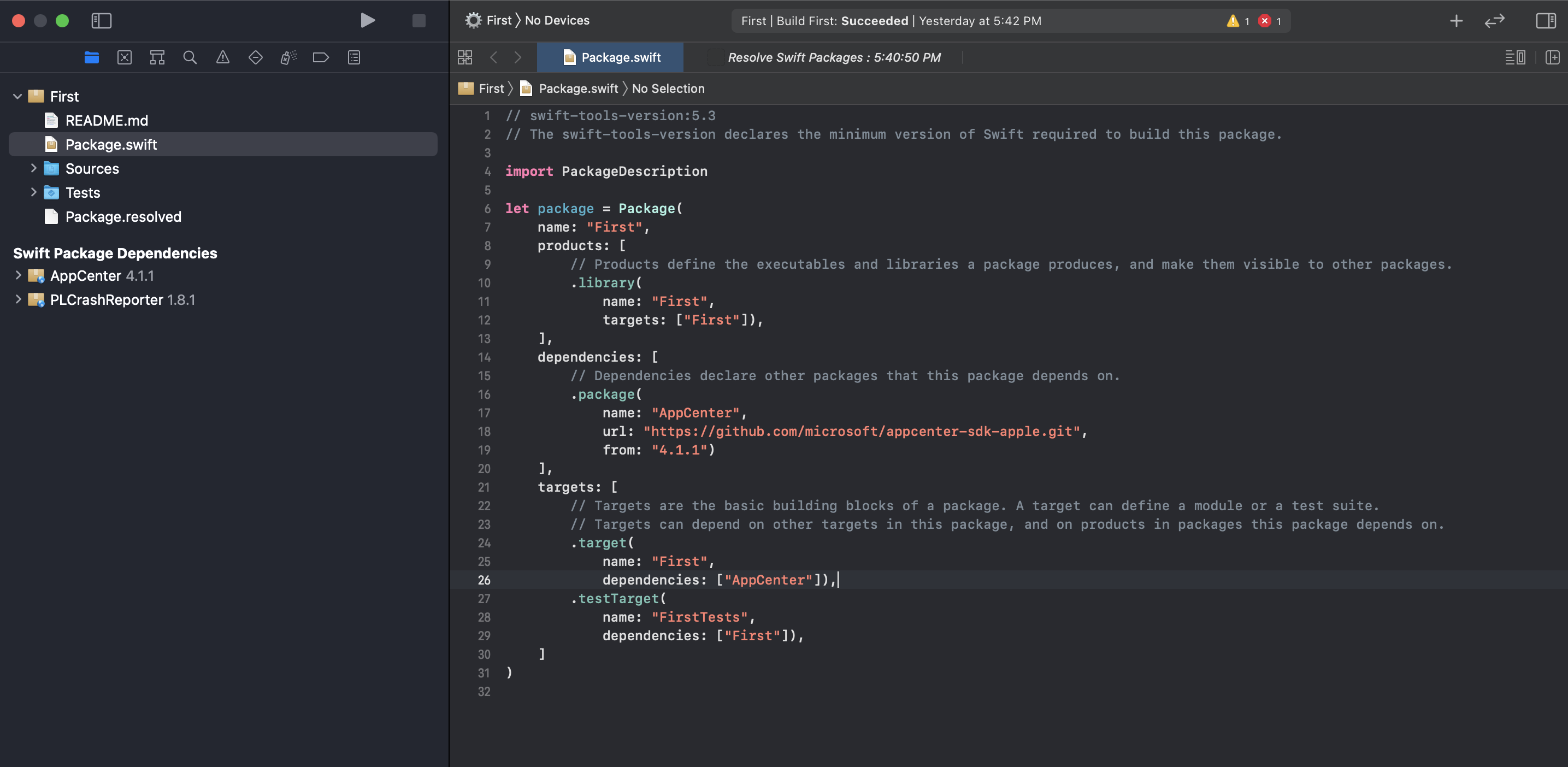 Appcenter Dependency Import Failed Usig Spm · Issue 2294 · Microsoftappcenter Sdk Apple · Github 