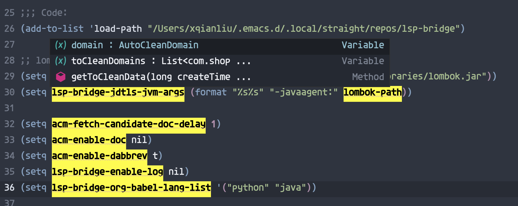 The complete popup frame display on main display when emacs frame is ...