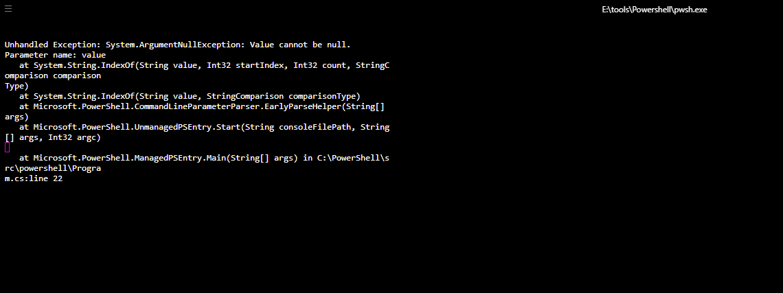 Powershell causes ArgumentNullException during Hyper startup · Issue #3544 · vercel/hyper · GitHub