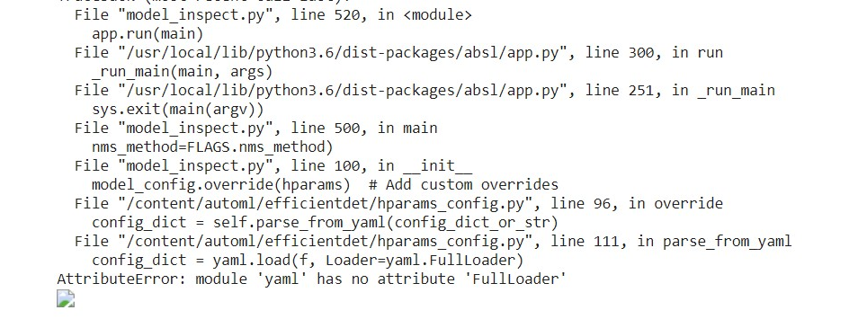 Error yaml in inference · Issue #774 · google/automl · GitHub