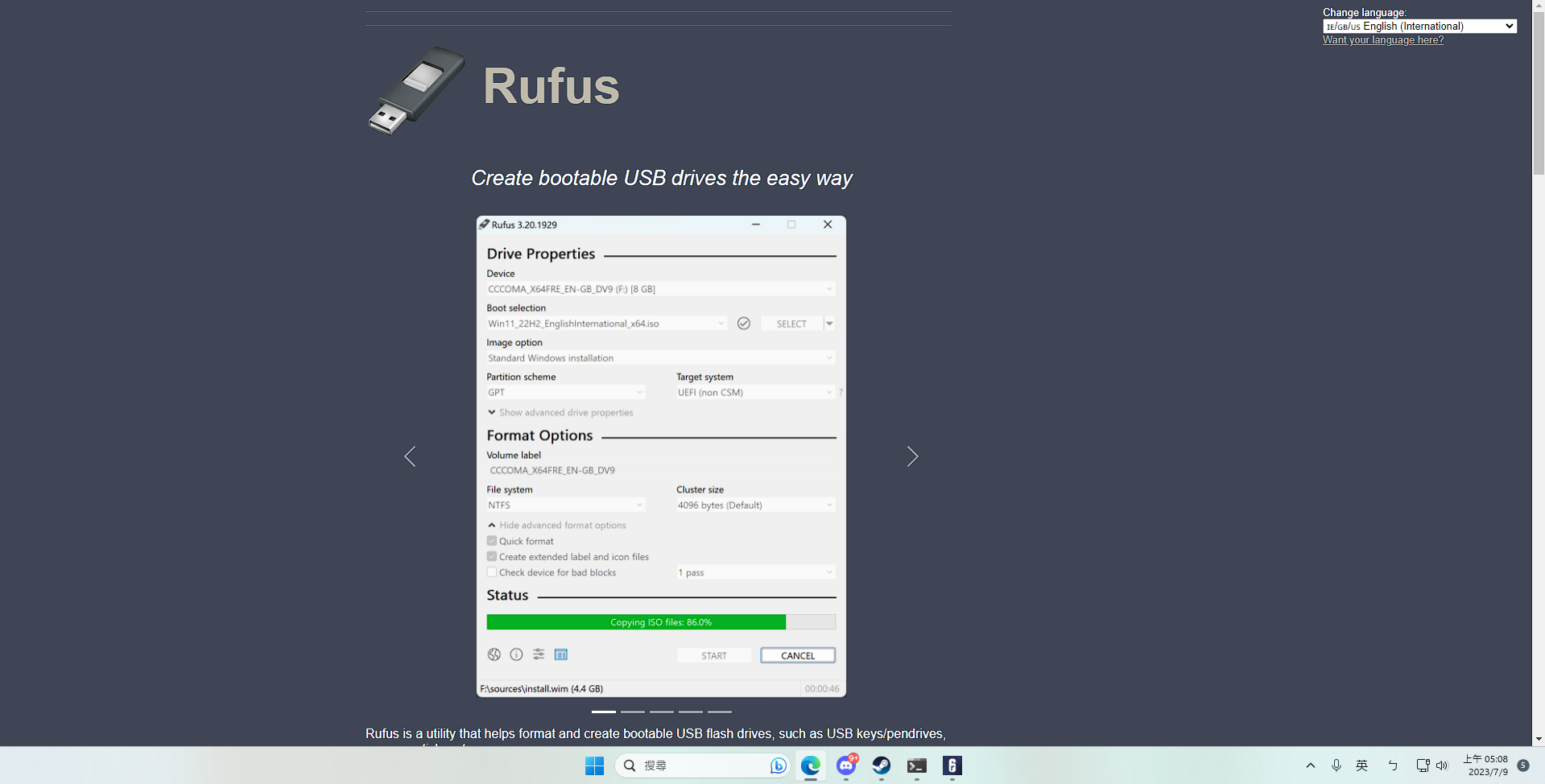 Rufus.ie website is currently down. · Issue #2276 · pbatard/rufus · GitHub