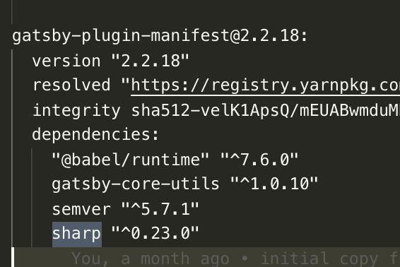 gatsy first install does not build (childImageSharp) · Issue #17692 · gatsbyjs/gatsby · GitHub