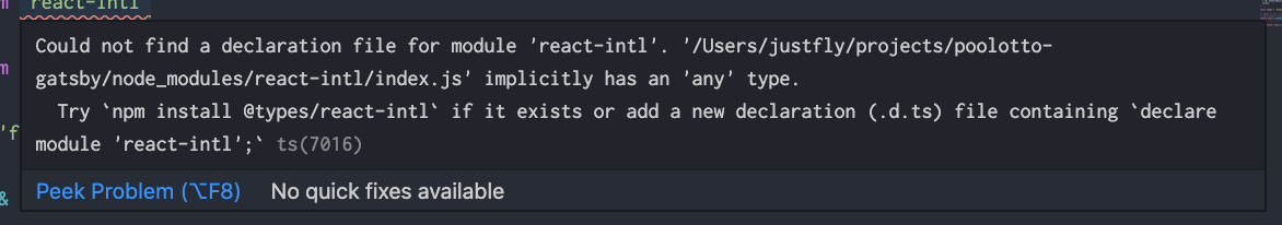 react-intl: updating from 5.0.2 to 5.1.0 breaks typescript definitions · Issue #1839 · formatjs ...