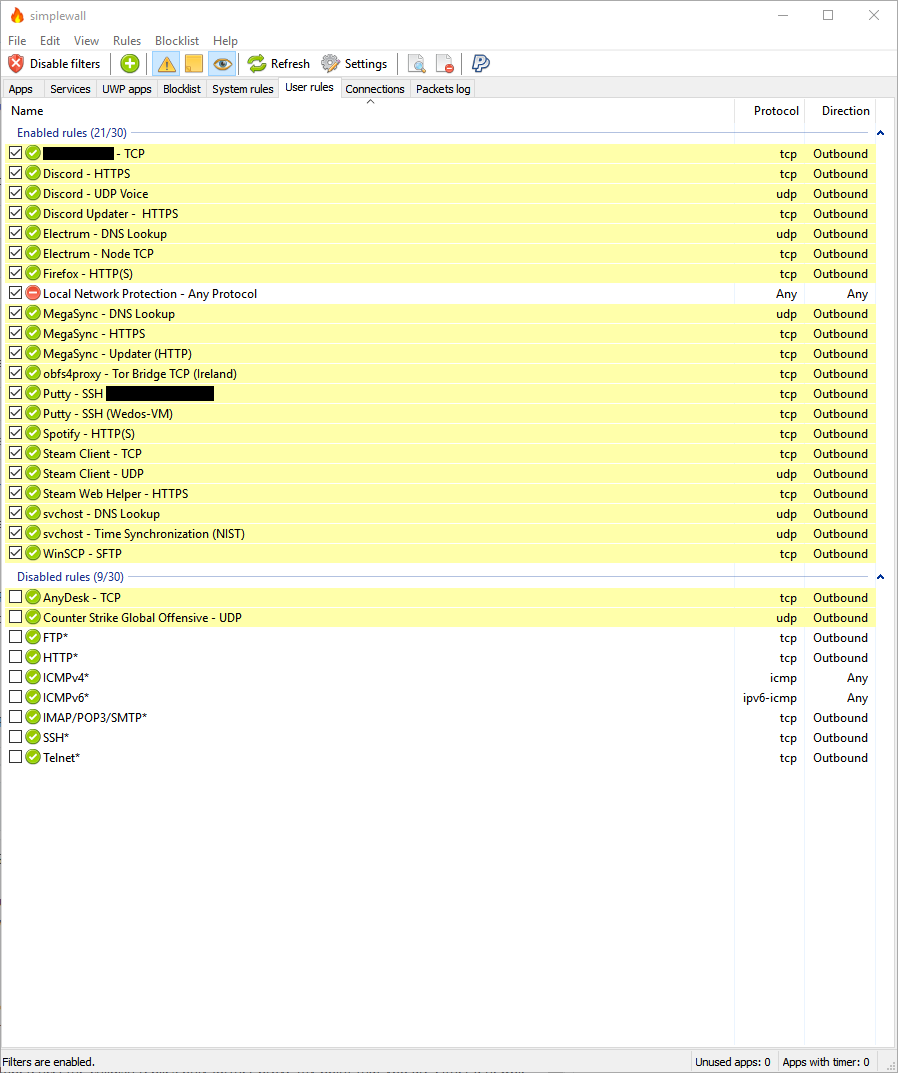 Rule window does not display rule length limitation. · Issue #867 · henrypp/simplewall · GitHub