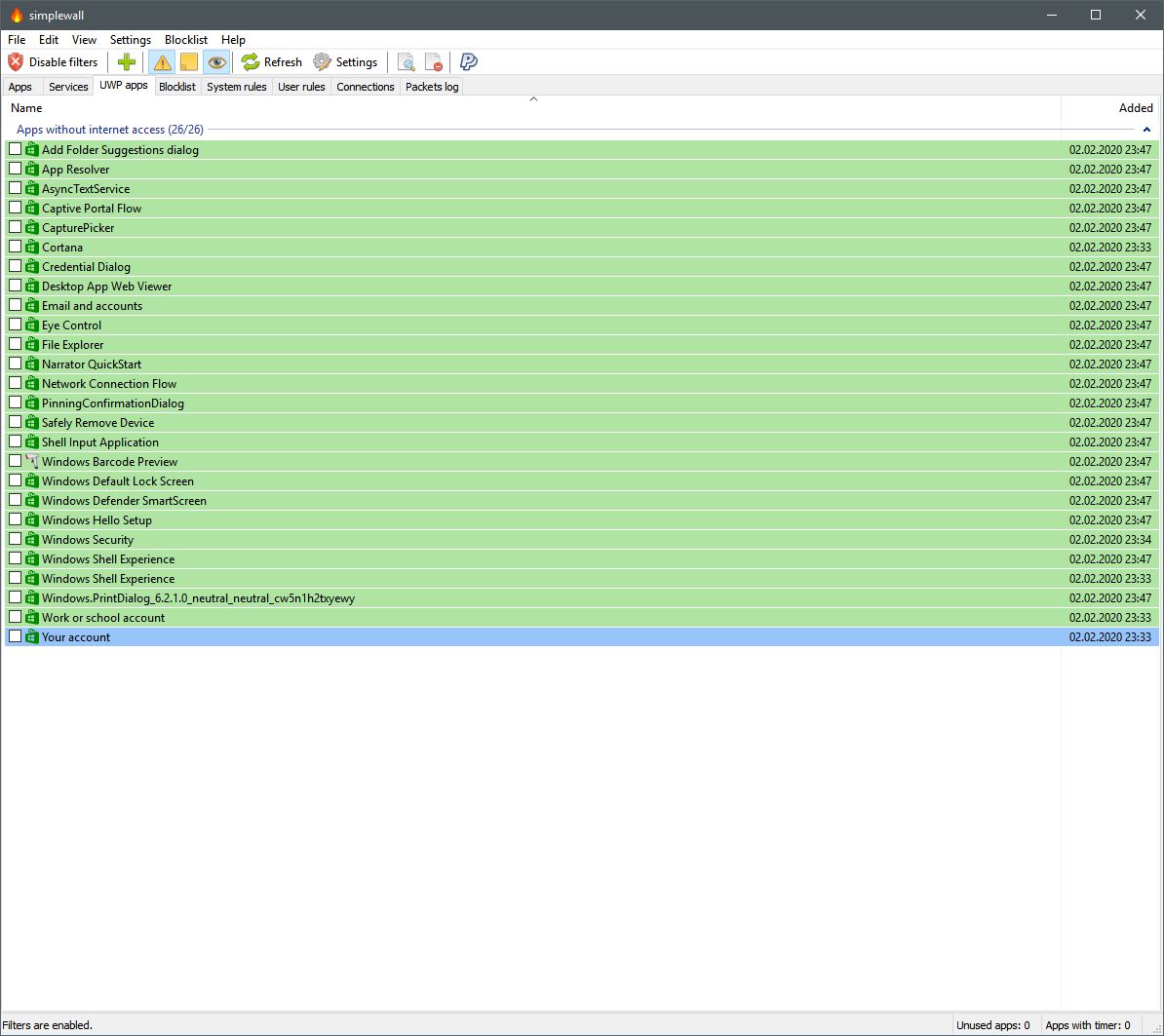 Doesnt block when file path is too long. · Issue #1189 · henrypp/simplewall · GitHub