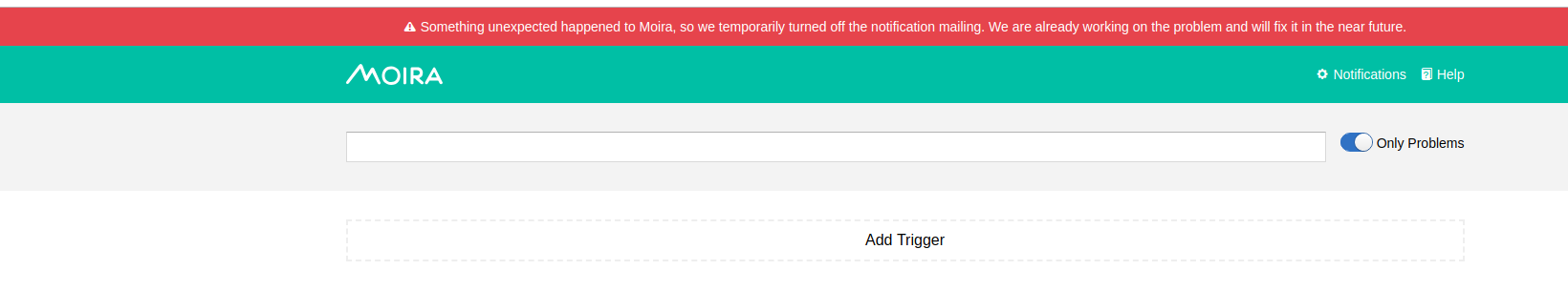 "Something unexpected happend to Moira" message · Issue #351 · moira-alert/moira · GitHub