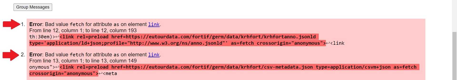 gatsby-offline-plugin add as="fetch" to Link, cause W3C error · Issue #9878 · gatsbyjs/gatsby ...