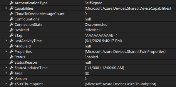 Device Twin lastActivityTime is always DateTime default value when using RegistryManager · Issue ...