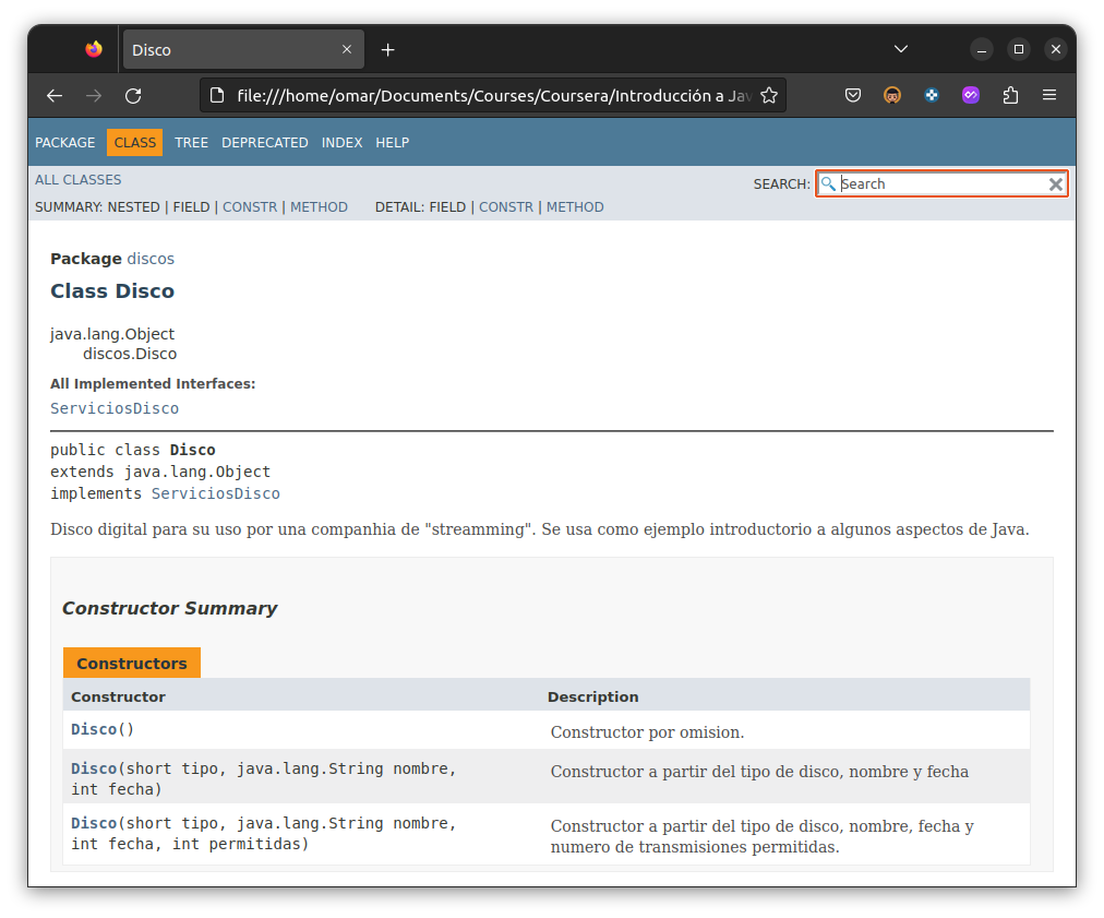 GitHub - uma-dev/discos-implementation: Coursera proyect implementation, using OOP concepts and ...