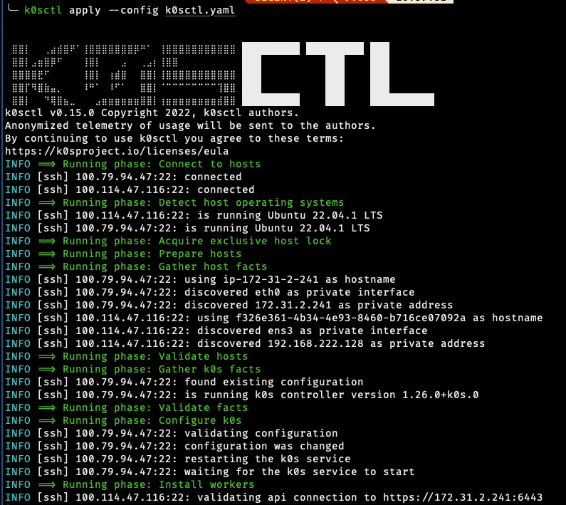Route all traffic to and between workers through SSH · Issue #2678 · k0sproject/k0s · GitHub