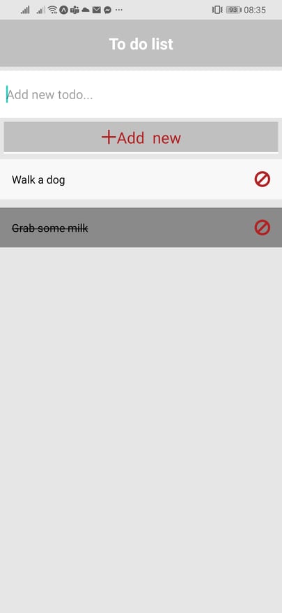 GitHub - arminl17/nativeToDo: Simple todo app made using react native