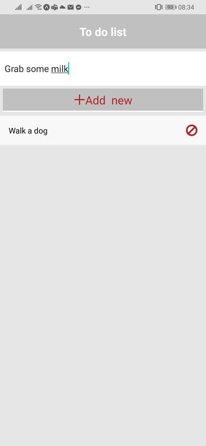 GitHub - arminl17/nativeToDo: Simple todo app made using react native