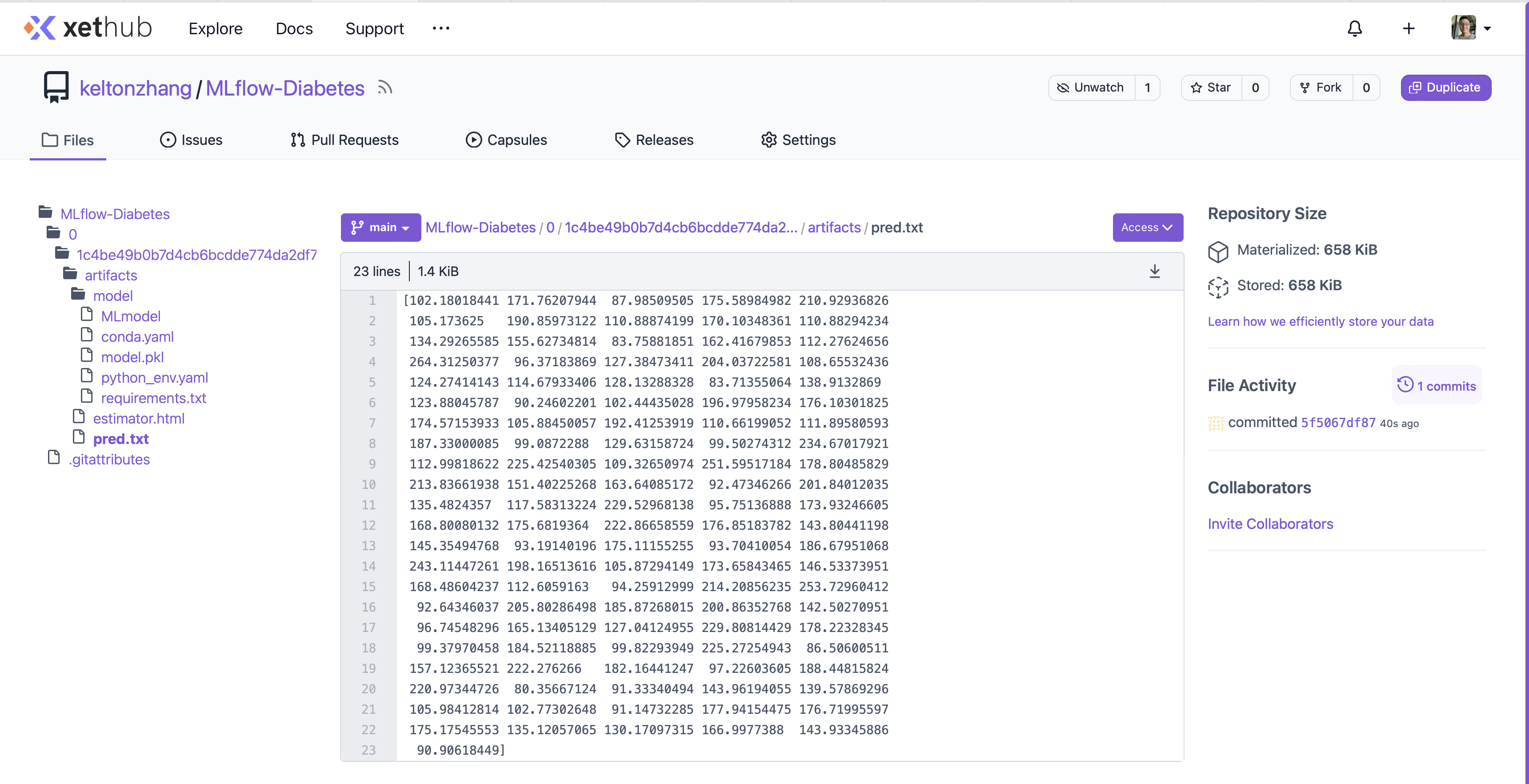 GitHub - xetdata/MLflow-XetHub GitHub - xetdata/MLflow-XetHub