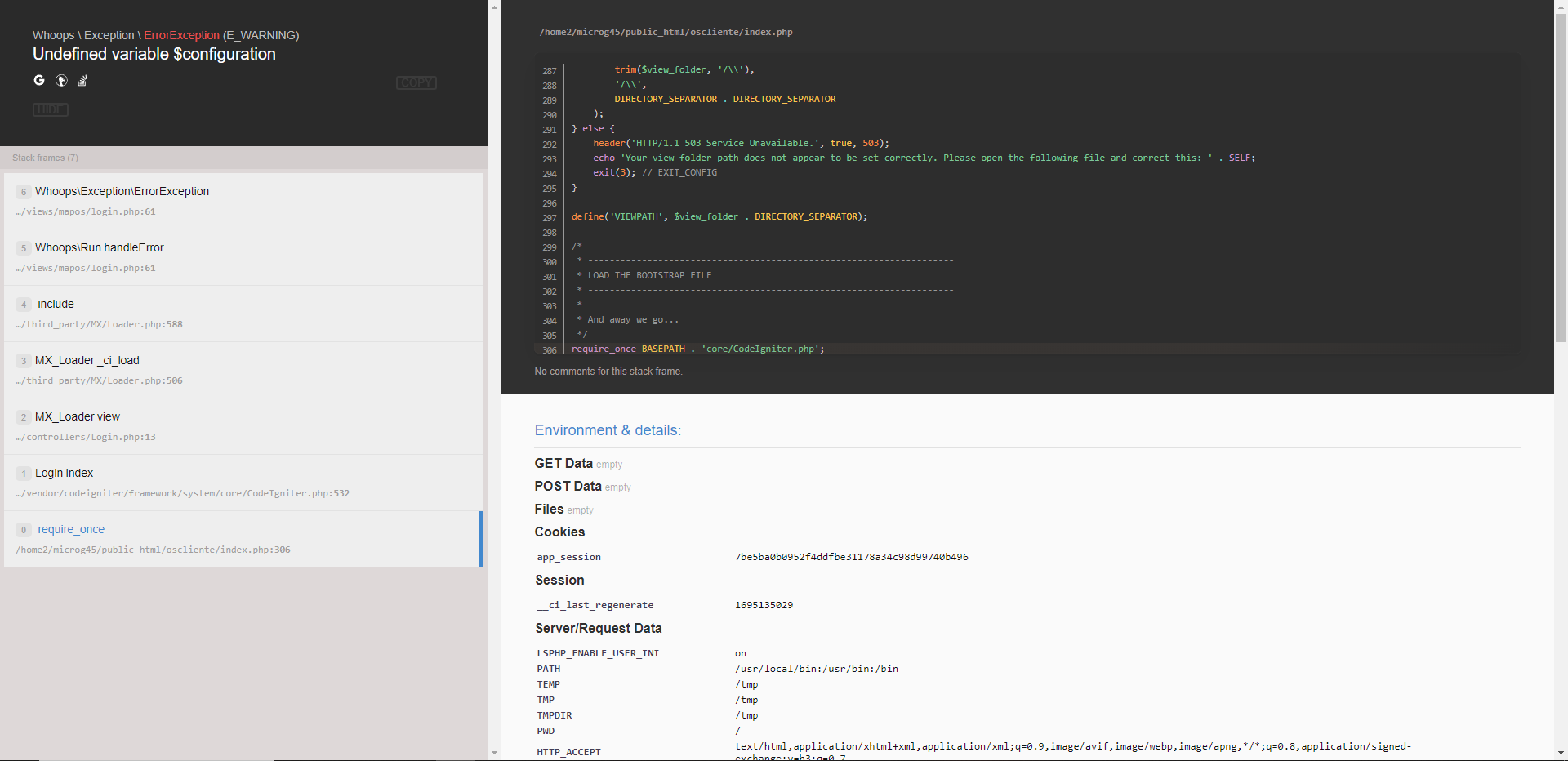 MAPOS não abre mais · Issue #2211 · RamonSilva20/mapos · GitHub