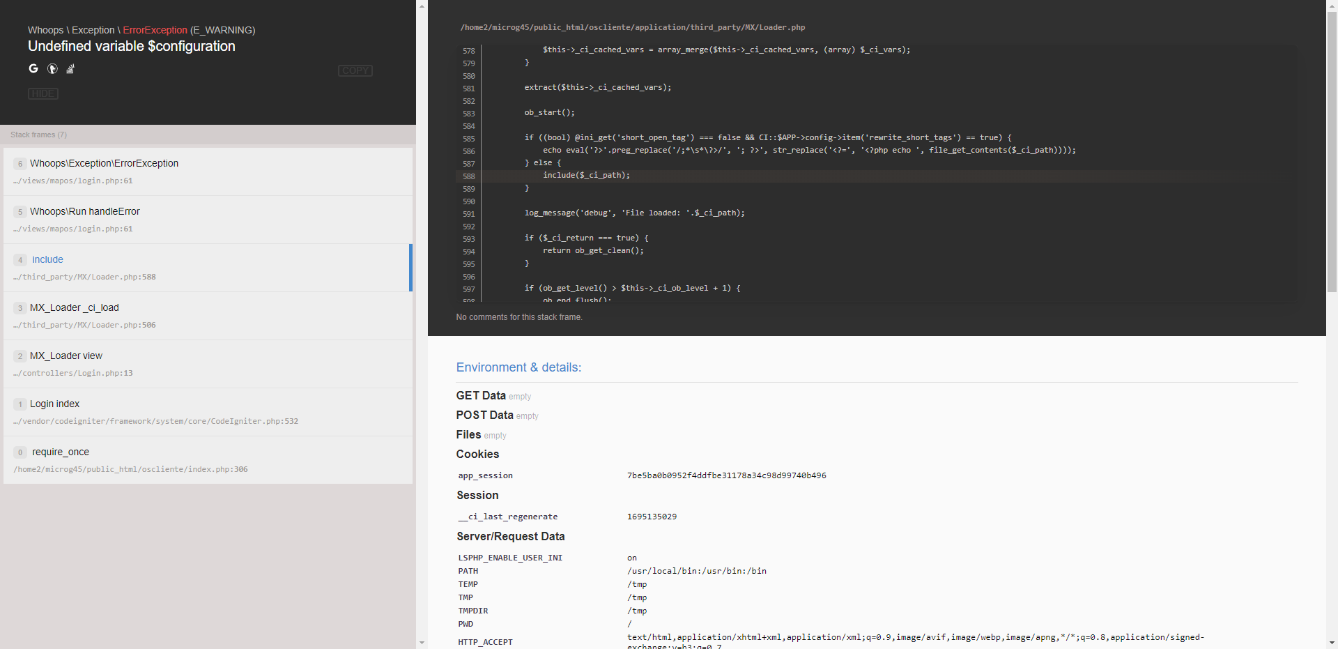 MAPOS não abre mais · Issue #2211 · RamonSilva20/mapos · GitHub
