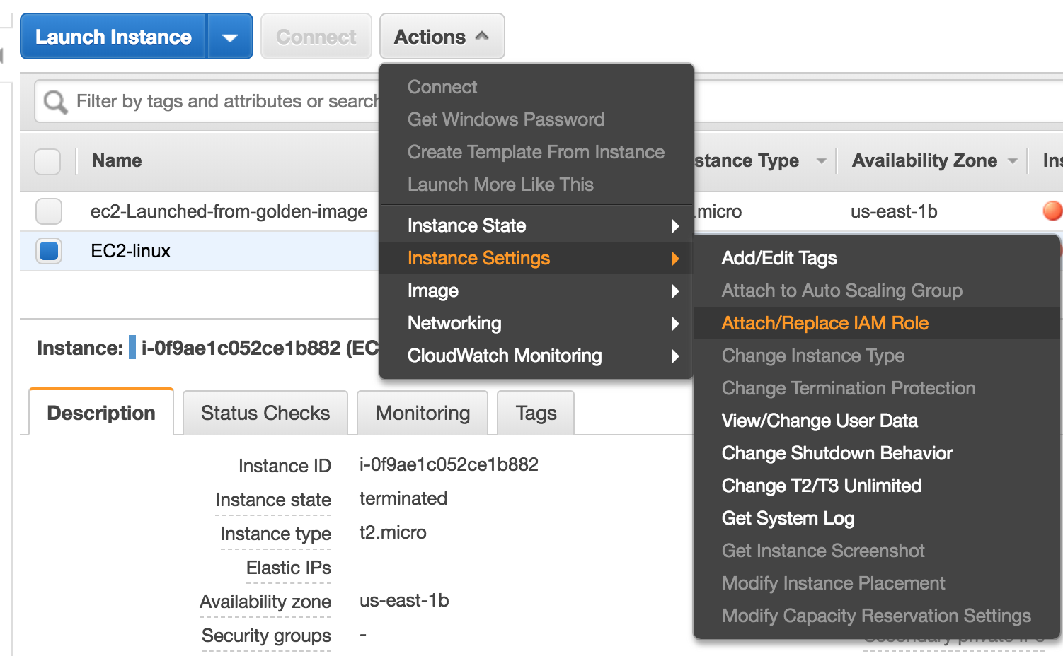 aws-ec2-course/lab04-ec2-permissions-with-iam-role.MD at master · Cloud-Yeti/aws-ec2-course · GitHub