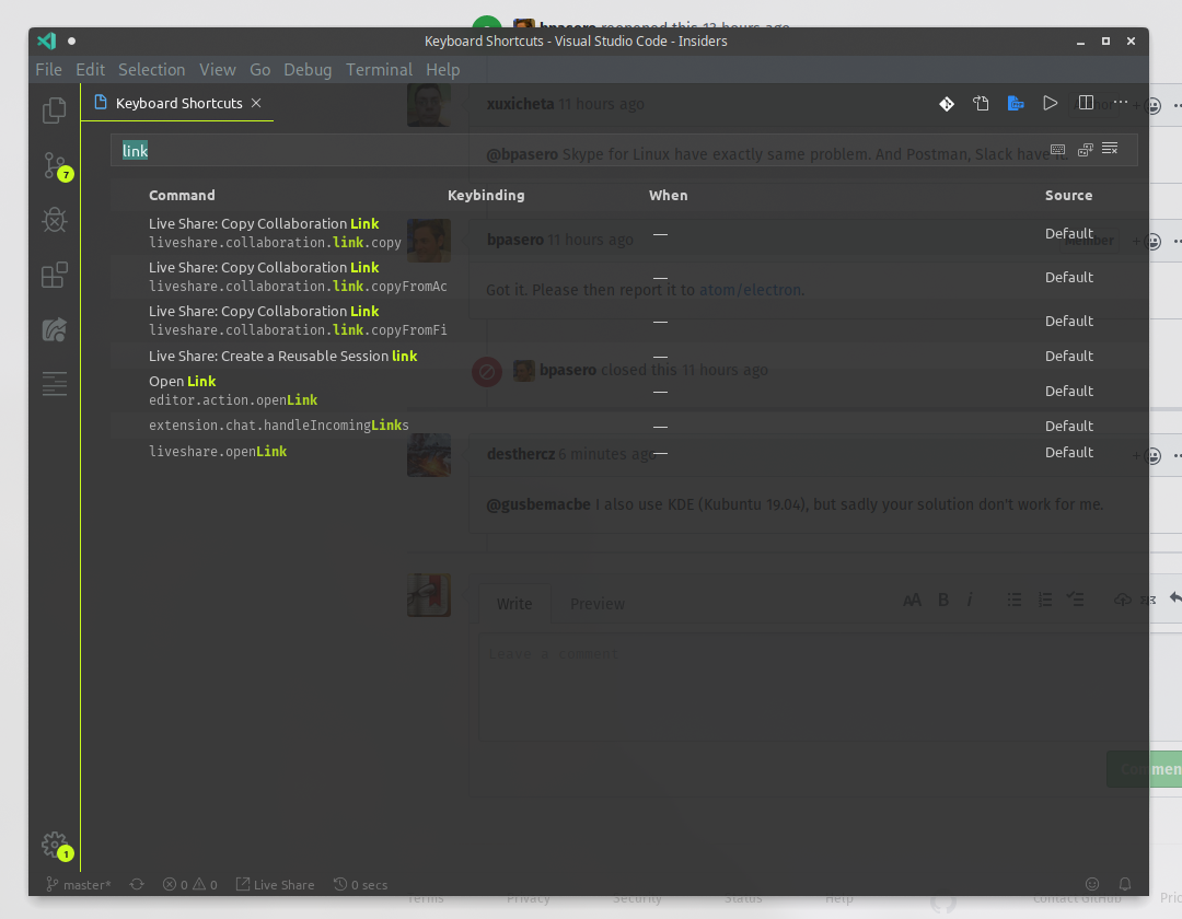Alt-key behavior on Linux · Issue #84227 · microsoft/vscode · GitHub