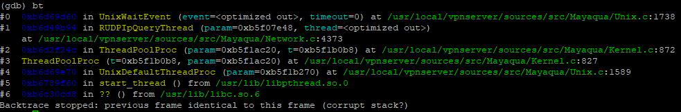 PR #1329 - server crashes (segmentation fault), no connection possible upon restart · Issue ...