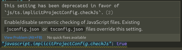 walkthrough: Outdated property name in JS Type Checking section · Issue #129040 · microsoft ...