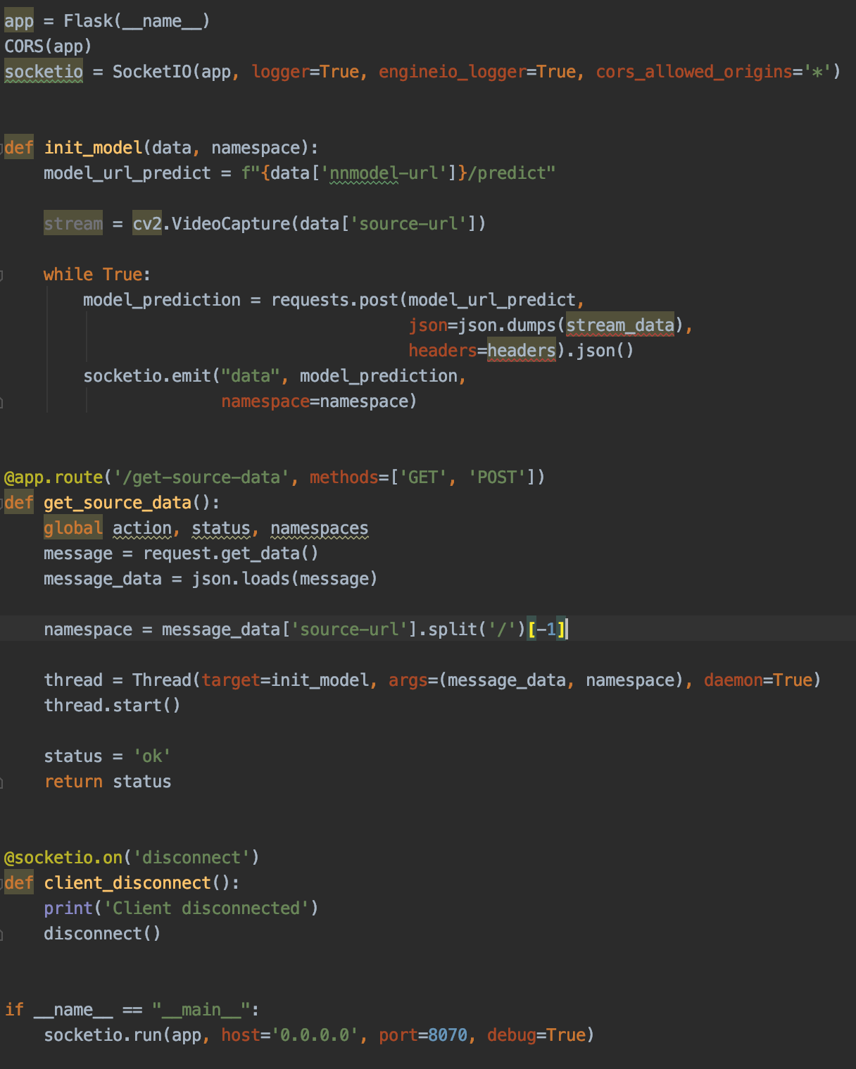 Disconnect events don't get triggered on the server when client closes the connection abruptly ...