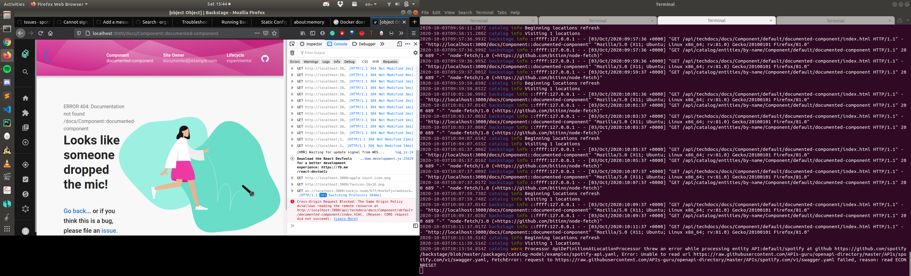 TechDocs: Cannot view documented-component locally as Guest · Issue #2736 · backstage/backstage ...