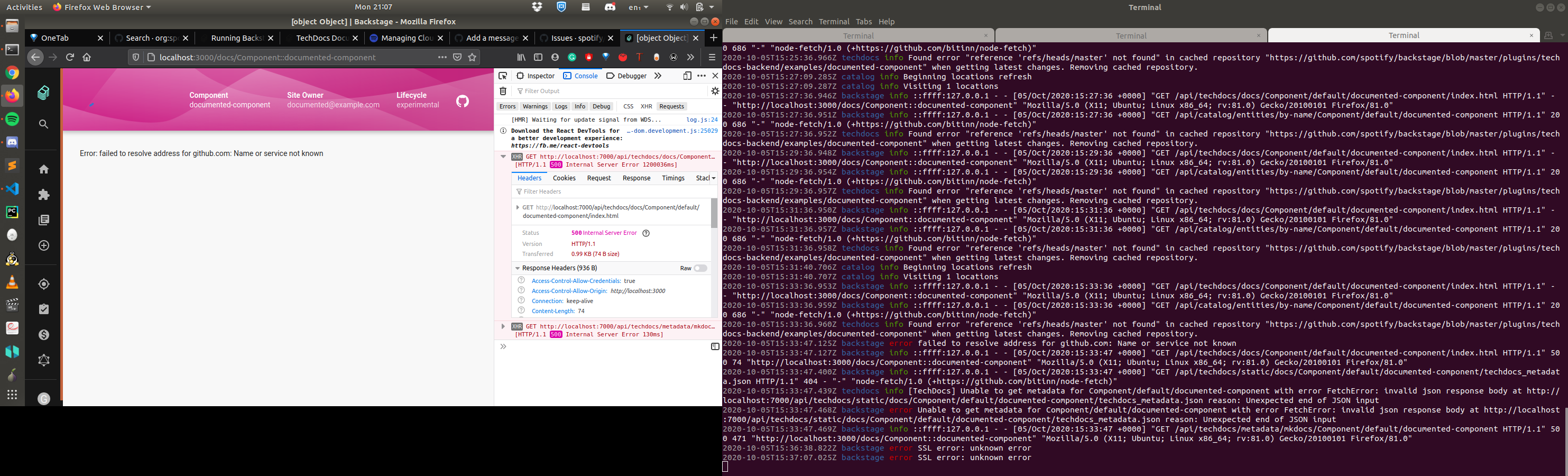 TechDocs: Cannot view documented-component locally as Guest · Issue #2736 · backstage/backstage ...