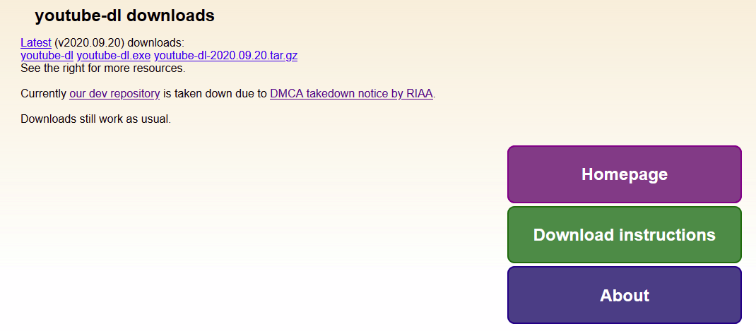 [Broken Website] https://youtube-dl.org · Issue #3923 · darkreader/darkreader · GitHub