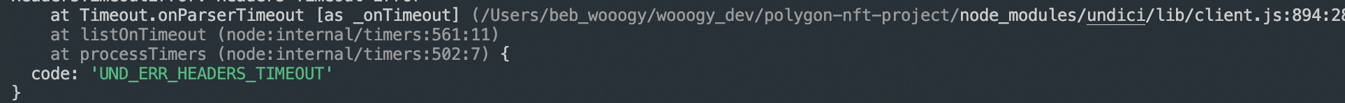 Transactionexecutionerror Headers Timeout Error · Issue 2672 · Nomicfoundation Hardhat · Github