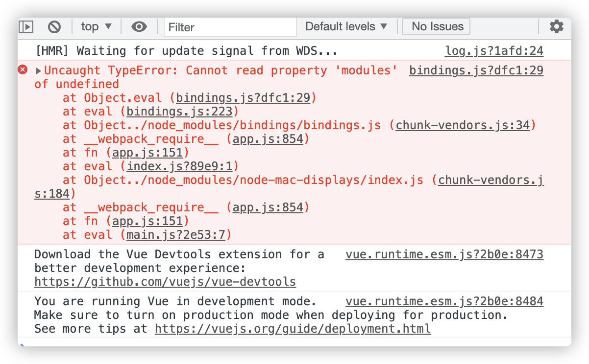 Uncaught TypeError: Cannot read property 'modules' of undefined · Issue #1 · codebytere/node-mac ...