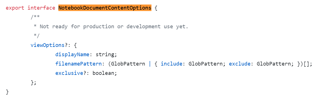 Notebook serializers need viewOptions · Issue #122734 · microsoft ...