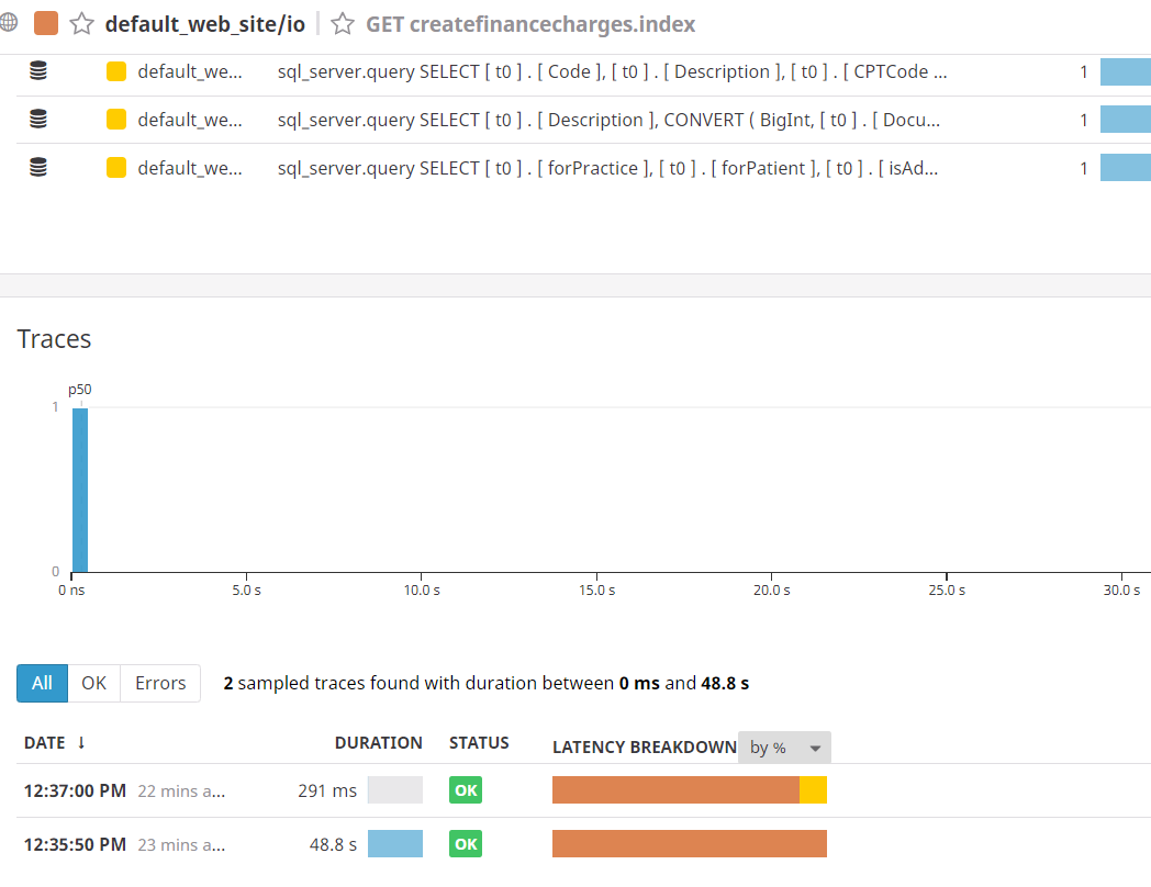 Performance overhead/latency on ASP.NET MVC App · Issue #428 · DataDog/dd-trace-dotnet · GitHub