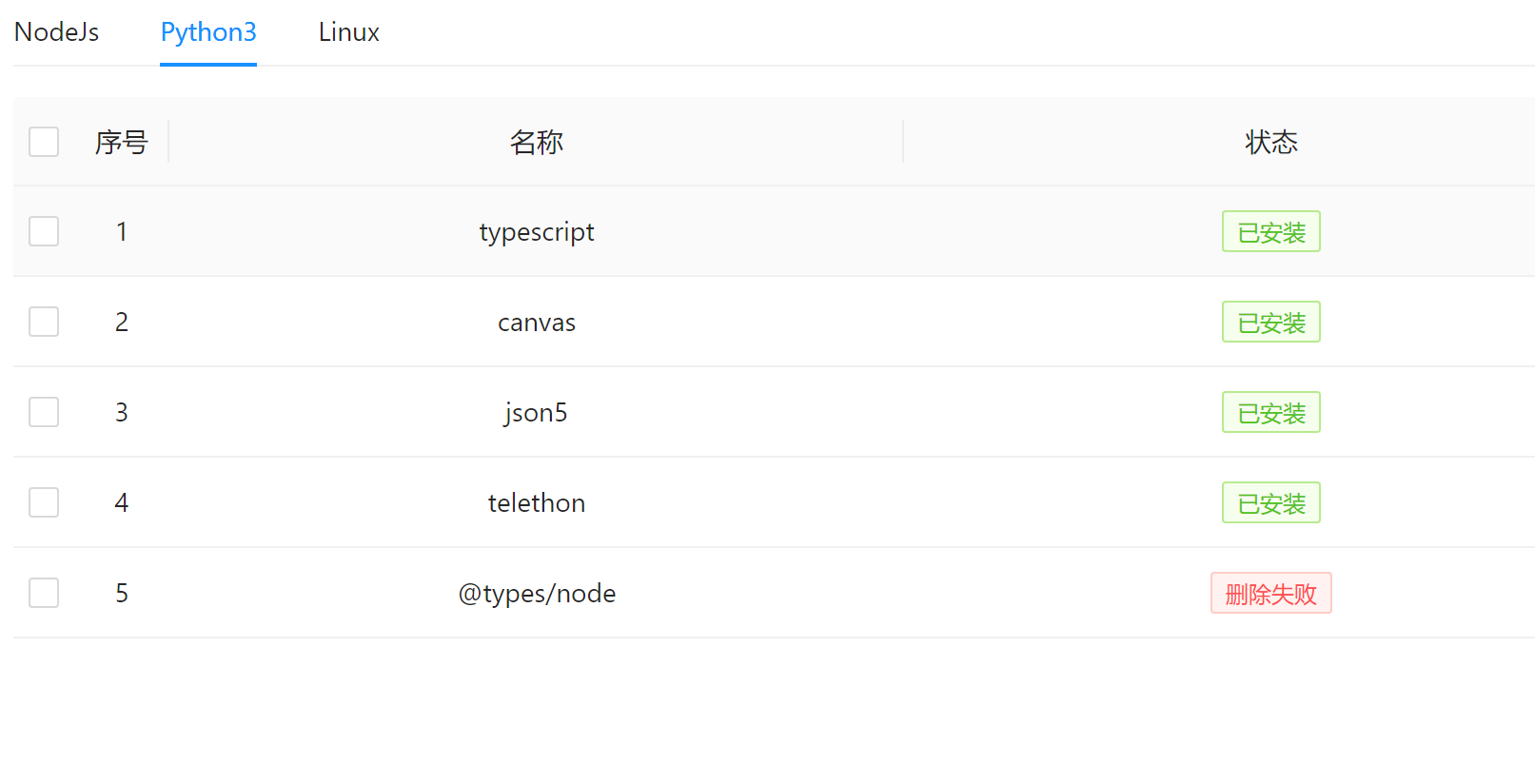 依赖管理，删除不了 · Issue #817 · whyour/qinglong · GitHub