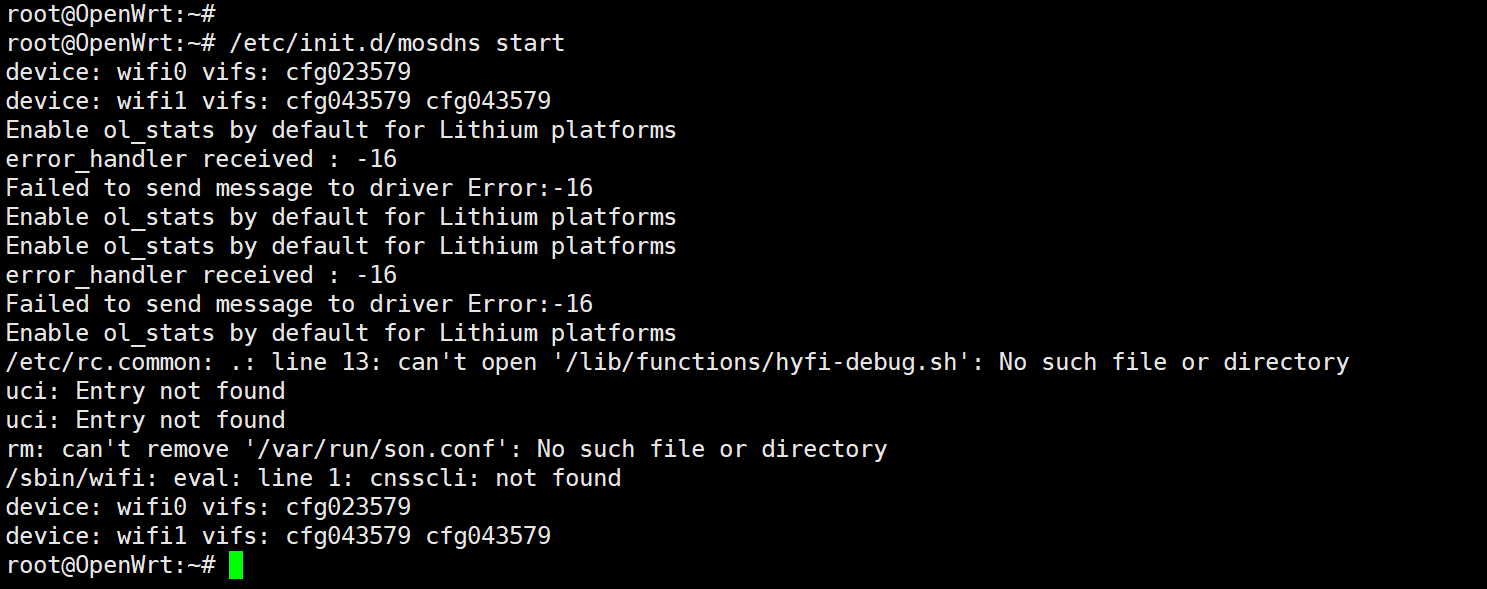 IPQ6018 QSDK，启动不了/etc/init.d/mosdns · Issue #36 · sbwml/luci-app-mosdns · GitHub
