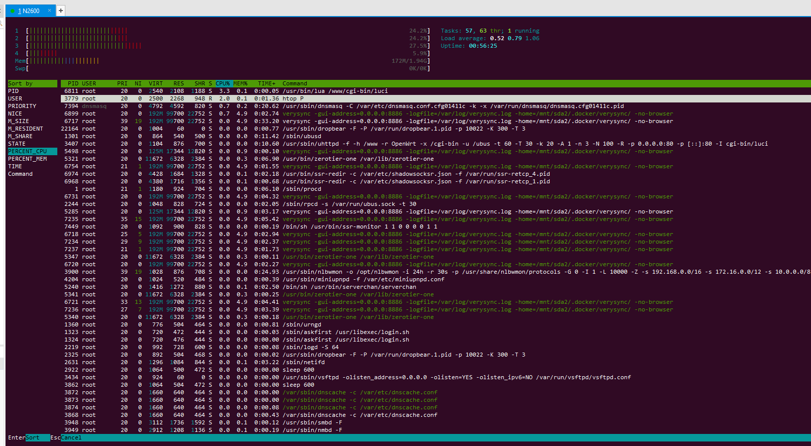 最近X86固件，CPU使用率一直高居不下 · Issue #4002 · coolsnowwolf/lede · GitHub