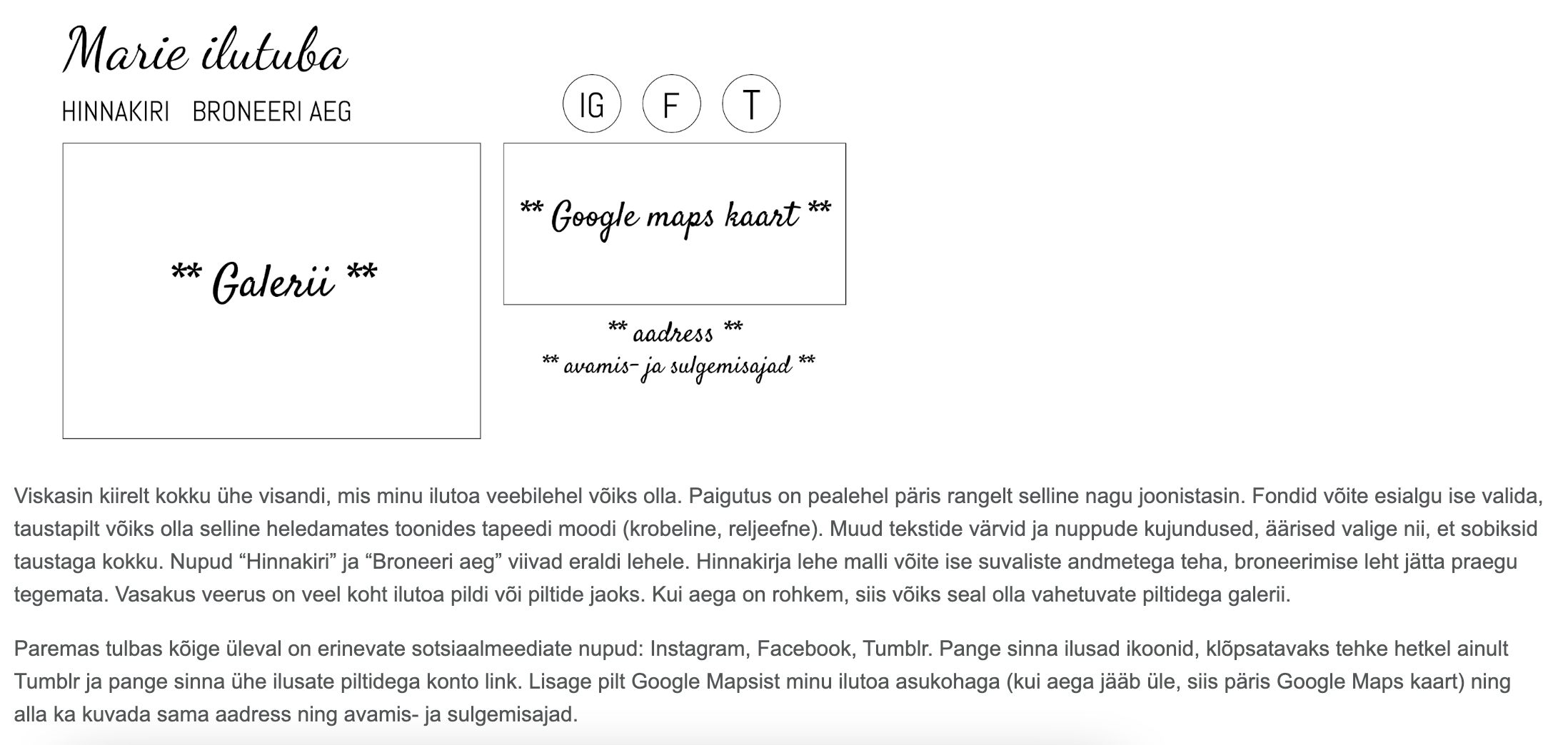 GitHub - kadikko/Marie-ilutuba: SJ erialasse 9. seminar