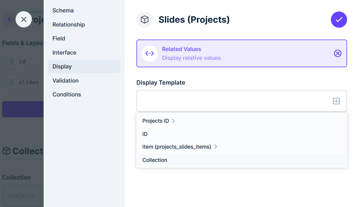 Not able to set the display of a M2A field · Issue #17097 · directus/directus · GitHub