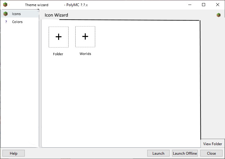 Have an integrated wizard for configuring custom icons and colors ...